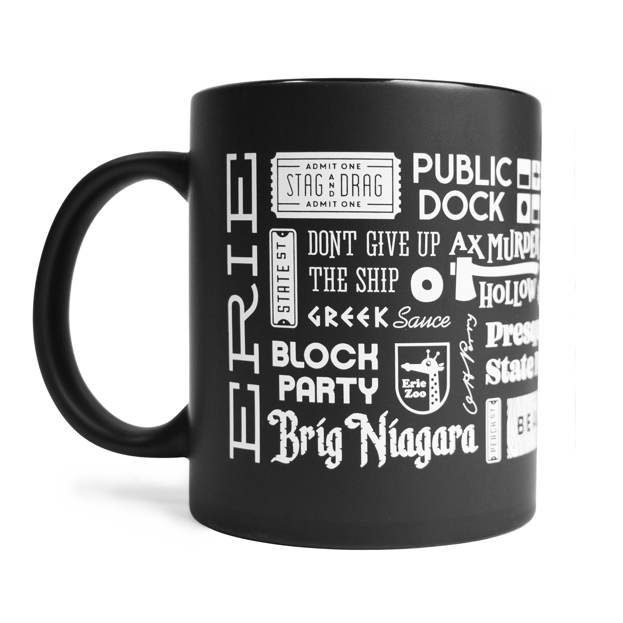 Erie Collage Mug – Erie Apparel